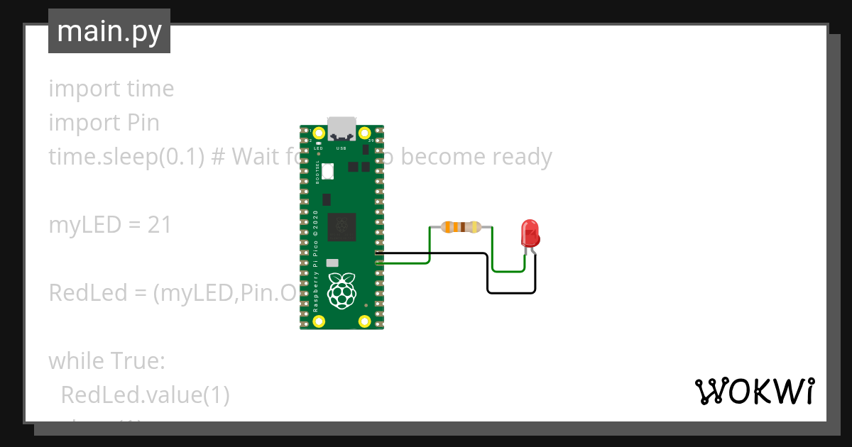 Ledblynk Wokwi Esp32 Stm32 Arduino Simulator 