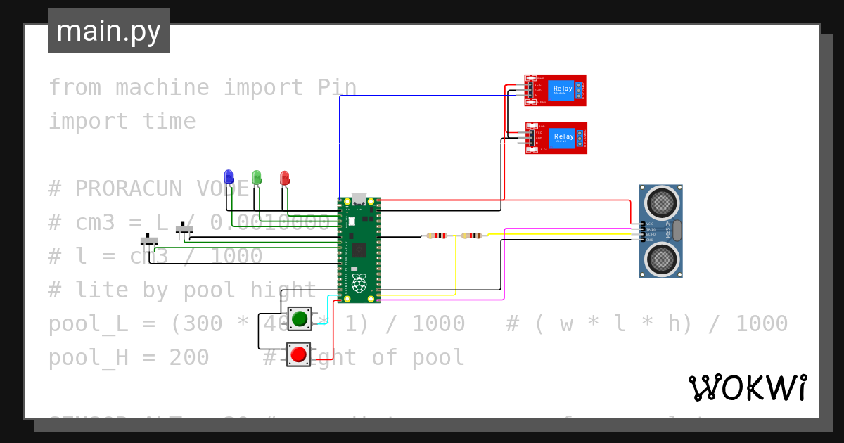 Pump Backup Wokwi Esp32 Stm32 Arduino Simulator
