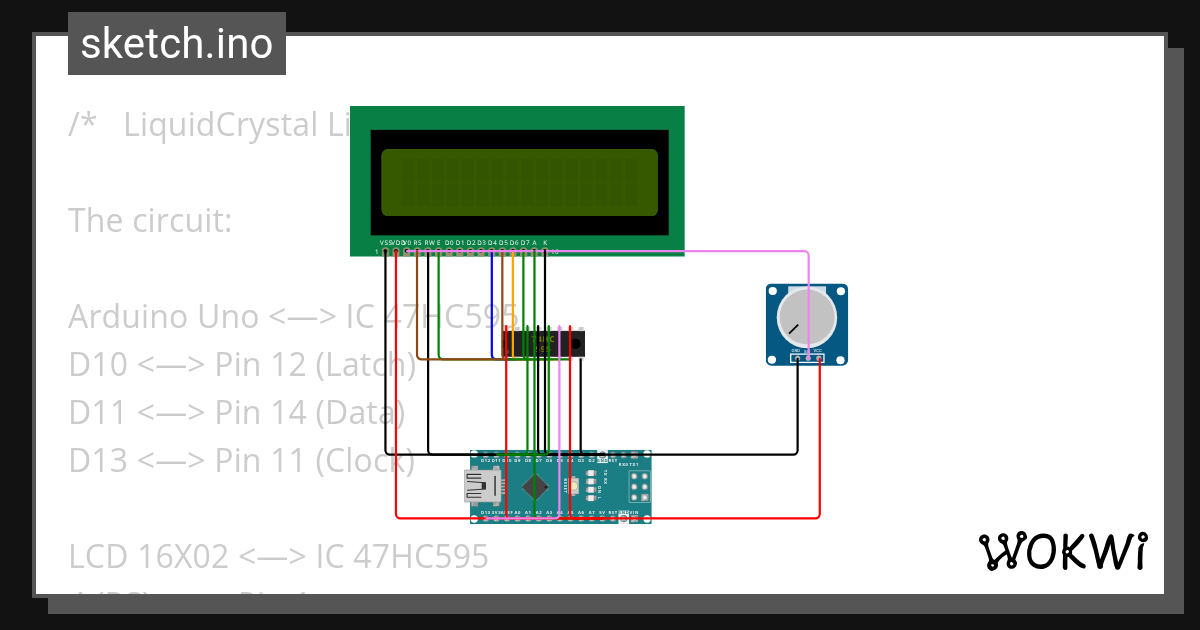 Lcd74595 Wokwi Esp32 Stm32 Arduino Simulator 9914