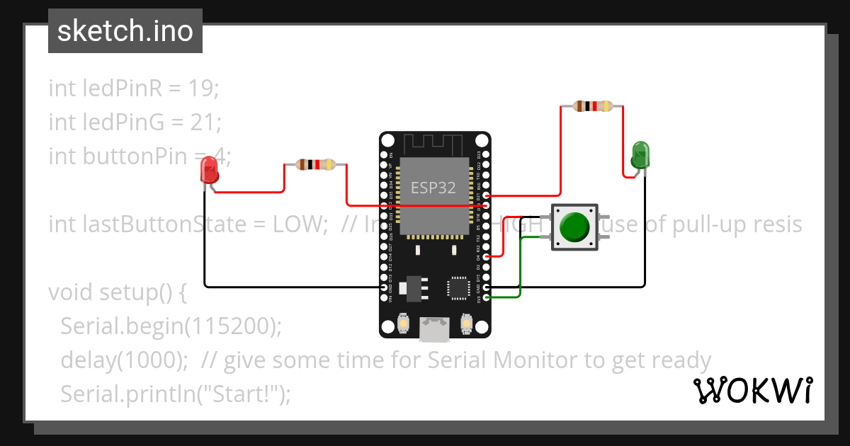 yes/no - Wokwi ESP32, STM32, Arduino Simulator