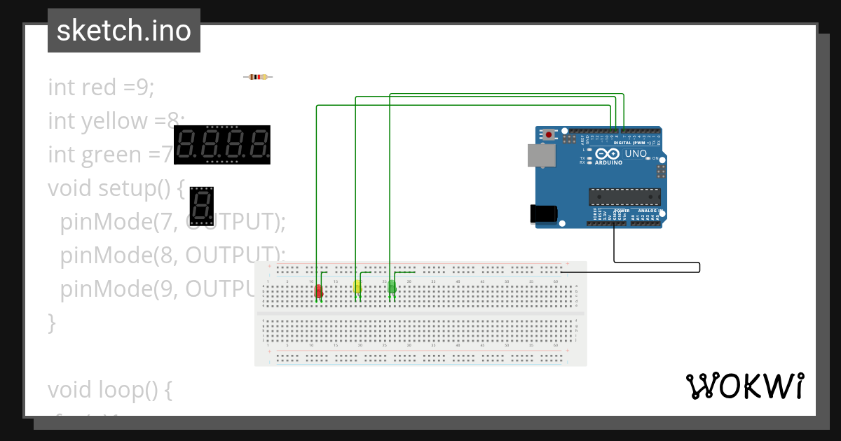 traffic light - Wokwi ESP32, STM32, Arduino Simulator traffic light - Wokwi ESP32, STM32, Arduino Simulator
