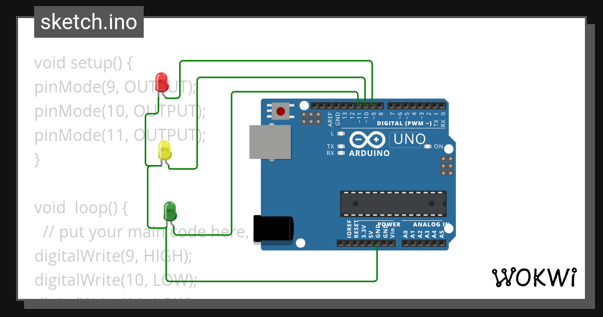 traffic light Copy (2) - Wokwi ESP32, STM32, Arduino Simulator