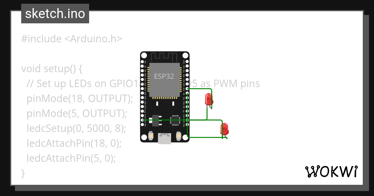 Assignment 2 - Wokwi ESP32, STM32, Arduino Simulator