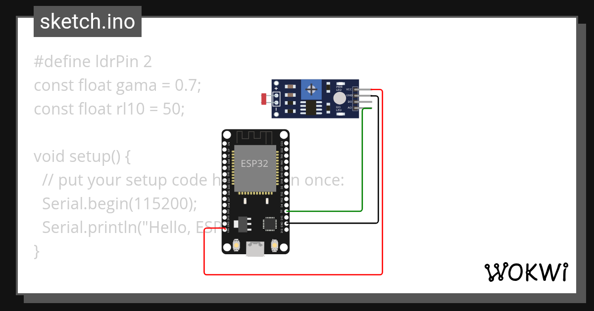 ldr sensor - Wokwi ESP32, STM32, Arduino Simulator ldr sensor - Wokwi ESP32, STM32, Arduino Simulator