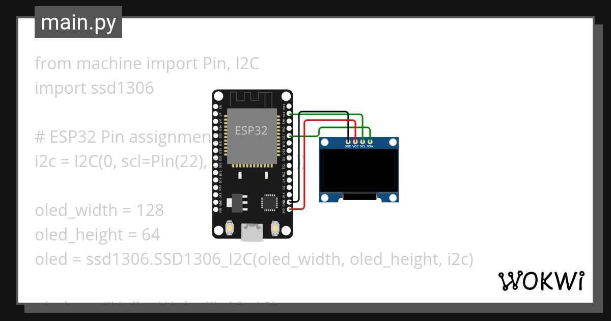 Esp32 Micropython Ssd1306 Copy Wokwi Esp32 Stm32 Arduino Simulator 6814
