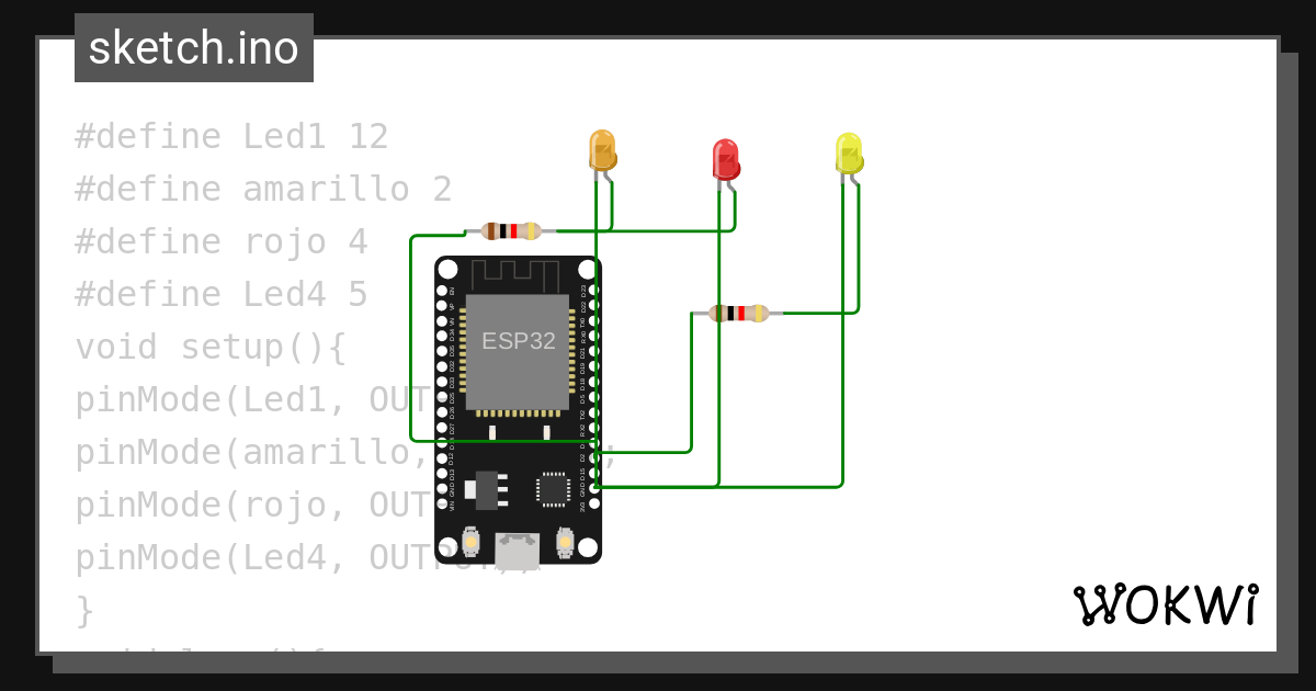 Leds En Paralelo Copy Wokwi Esp32 Stm32 Arduino Simulator 3110