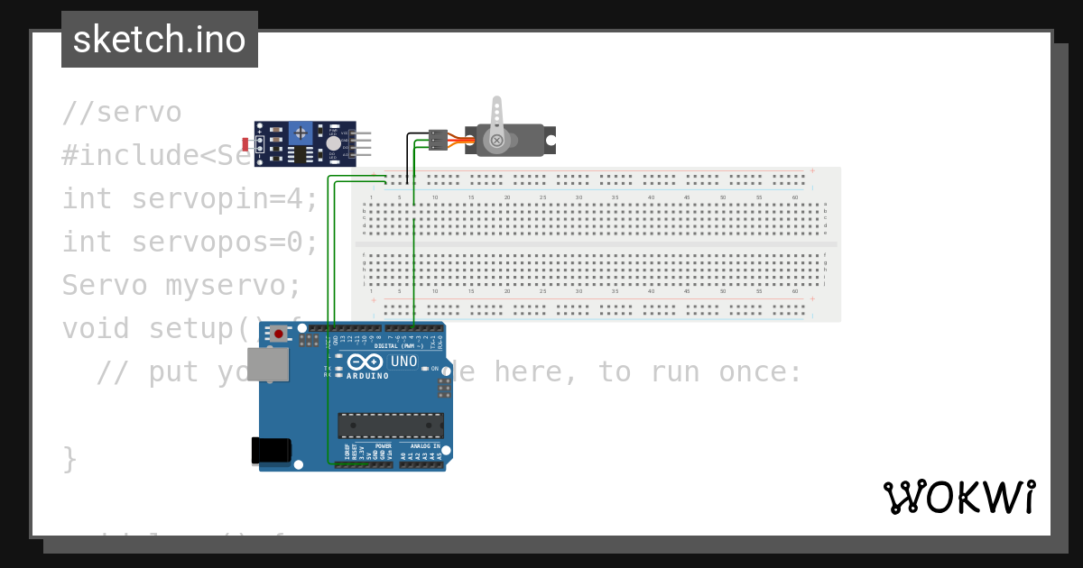 Servo Motors Wokwi Esp32 Stm32 Arduino Simulator