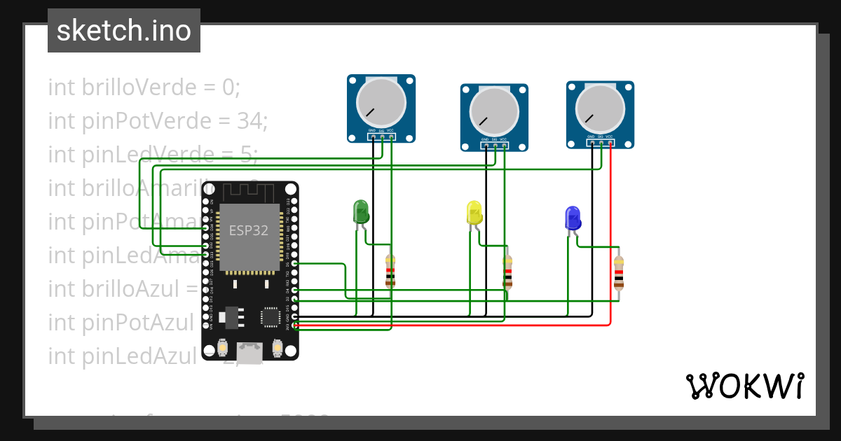 proyecto 11 - Wokwi ESP32, STM32, Arduino Simulator
