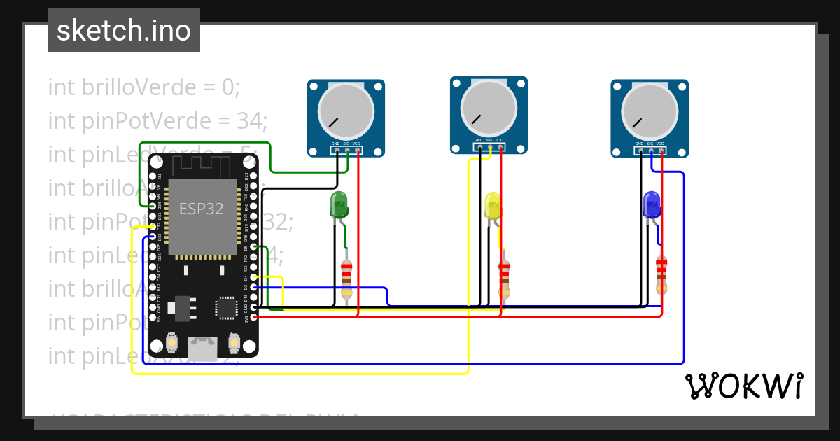 Practica11 - Wokwi ESP32, STM32, Arduino Simulator