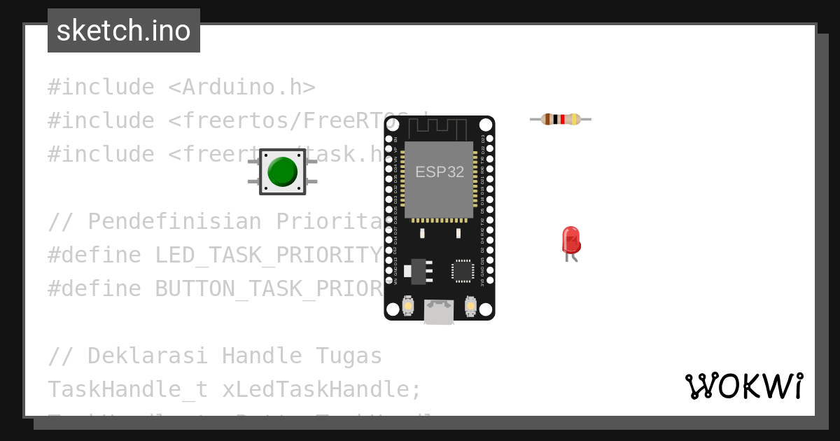 Iot Modul 2 Wokwi Esp32 Stm32 Arduino Simulator 2608
