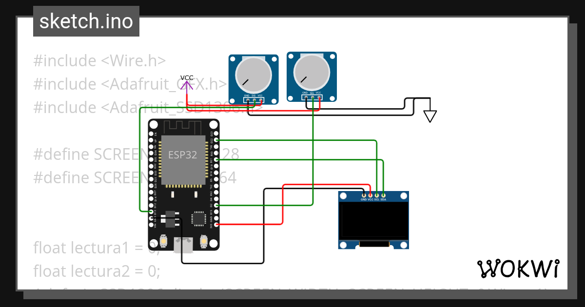 TALLER P1 - Wokwi ESP32, STM32, Arduino Simulator