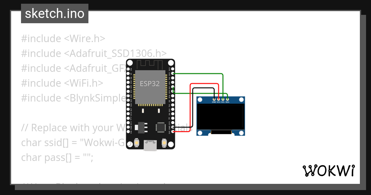 not success - Wokwi ESP32, STM32, Arduino Simulator