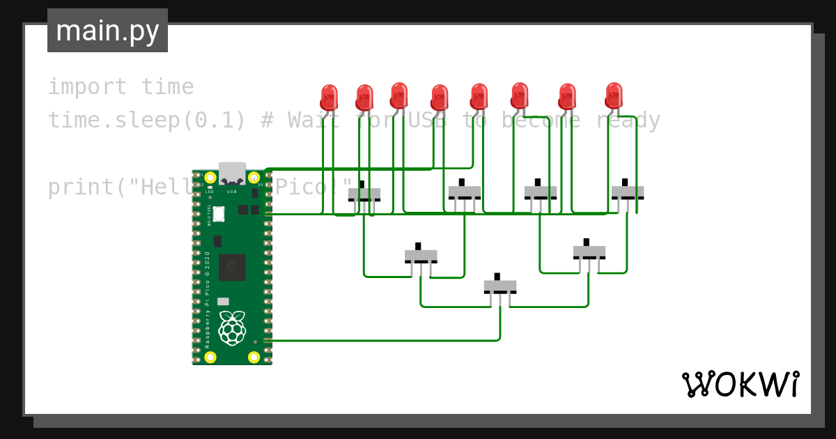 Binario8 Wokwi Esp32 Stm32 Arduino Simulator 3085