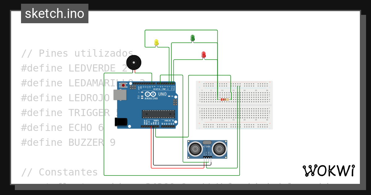 Sensor Estacionamiento Wokwi Esp32 Stm32 Arduino Simulator 5661
