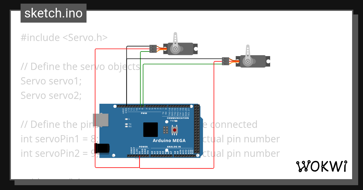 servo - Wokwi ESP32, STM32, Arduino Simulator