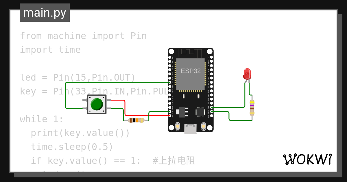 按钮 Copy Wokwi Esp32 Stm32 Arduino Simulator 2464