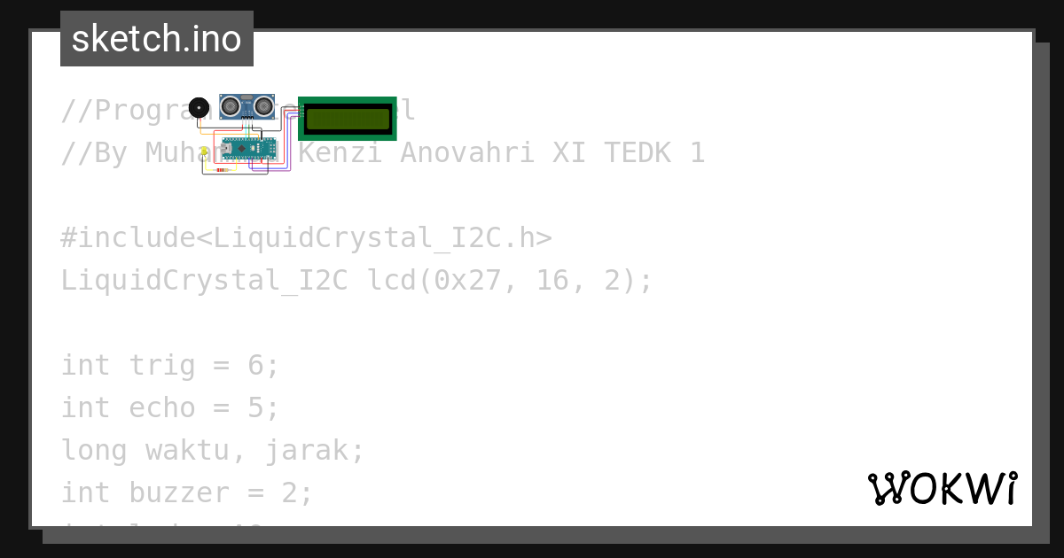 Program Water Level Wokwi Esp32 Stm32 Arduino Simulator