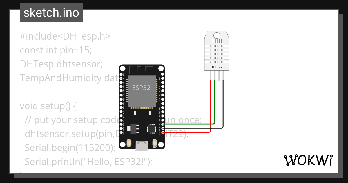 ESP32 DHT22 - Wokwi ESP32, STM32, Arduino Simulator ESP32 DHT22 - Wokwi ESP32, STM32, Arduino Simulator