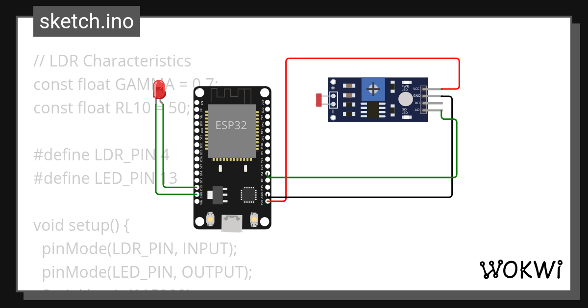 โครงงานการเขียนโค้ด Wokwi Esp32 Stm32 Arduino Simulator 5552
