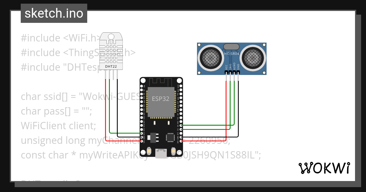 Project 7(Merge of Project 5 +6)) - Wokwi ESP32, STM32, Arduino Simulator