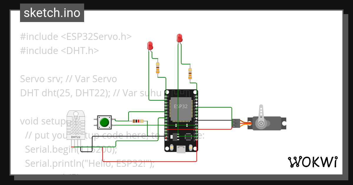 latihan_2 - Wokwi ESP32, STM32, Arduino Simulator