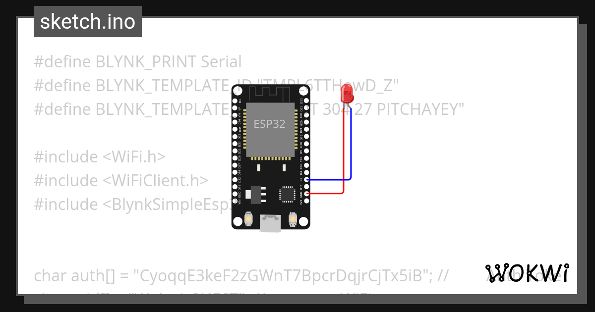 IOT 304 27 PITCHAYET - Wokwi ESP32, STM32, Arduino Simulator IOT 304 27 PITCHAYET - Wokwi ESP32, STM32, Arduino Simulator