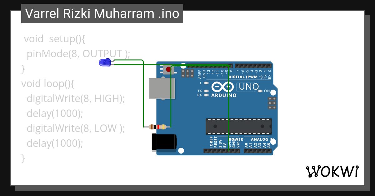 Lampu Varrel Rizki Muharram - Wokwi ESP32, STM32, Arduino Simulator Lampu Varrel Rizki Muharram - Wokwi ESP32, STM32, Arduino Simulator