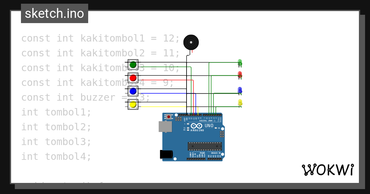 Syifa Button Buzzer Wokwi Esp32 Stm32 Arduino Simulator 8519