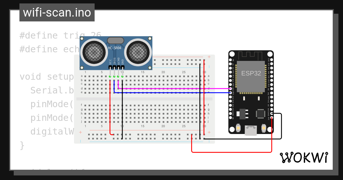 Sensor Ultrasonico Parte 2 Wokwi Esp32 Stm32 Arduino Simulator