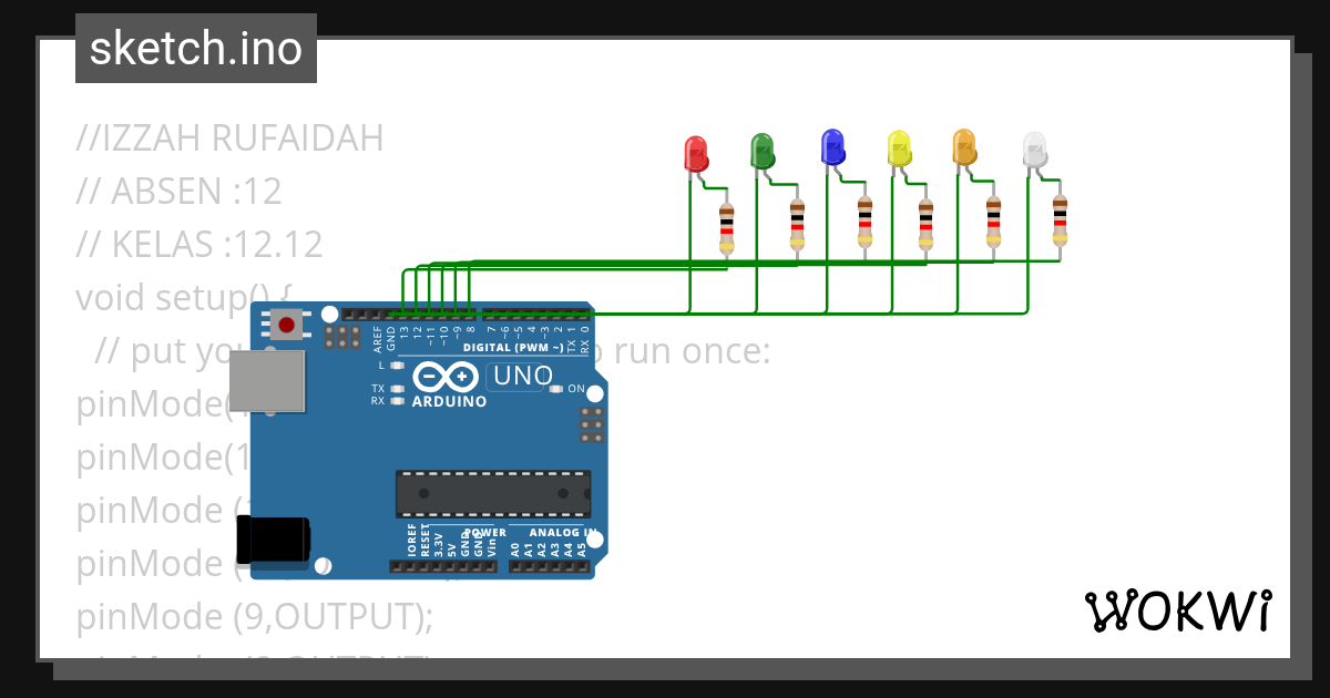 projek 2 Izzah Rufaidah 12.12 Copy - Wokwi ESP32, STM32, Arduino Simulator