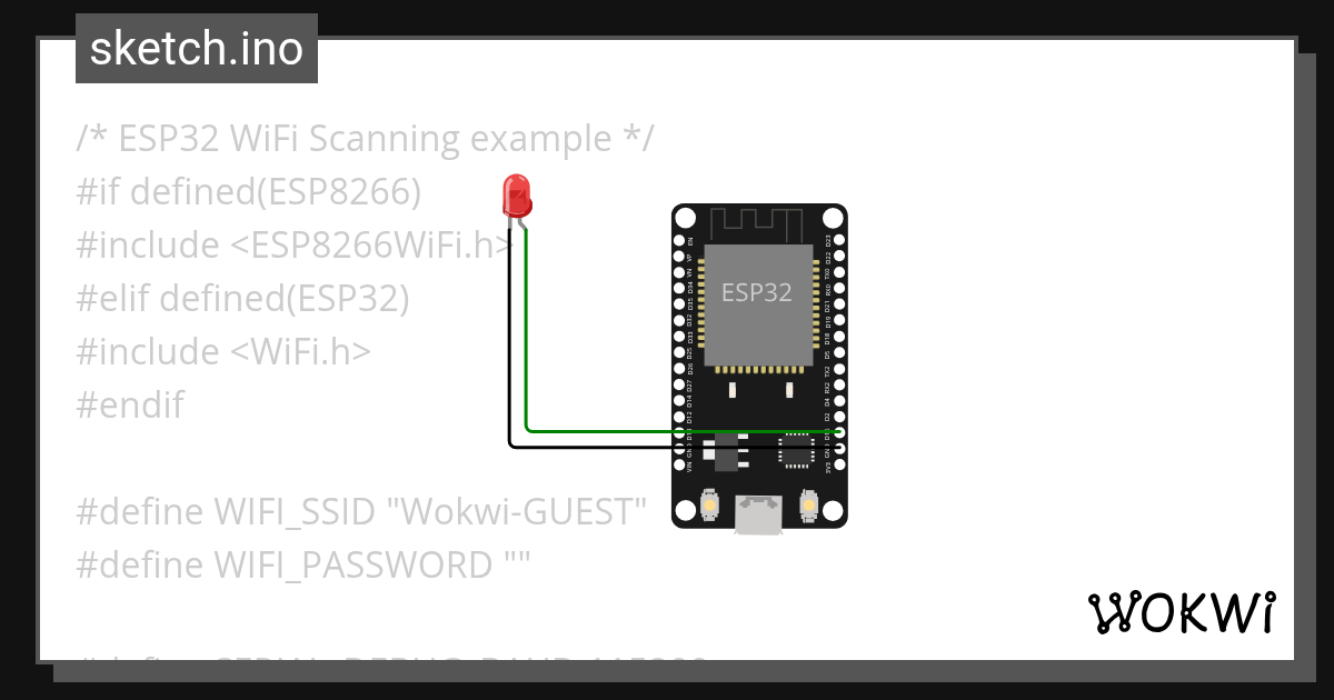 memulai koneksi wifi-felby - Wokwi ESP32, STM32, Arduino Simulator