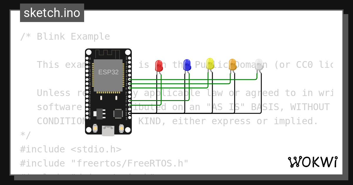 Wokwi Online Esp32 Stm32 Arduino Simulator
