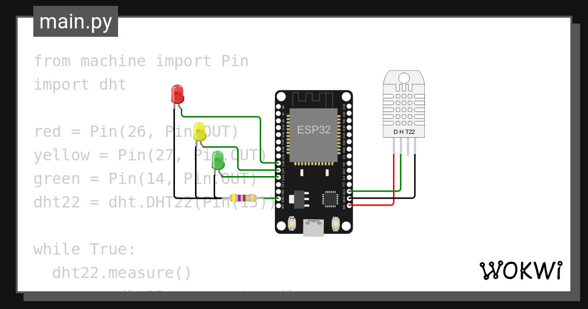 Praktik 6 P1 Wokwi Esp32 Stm32 Arduino Simulator 0836
