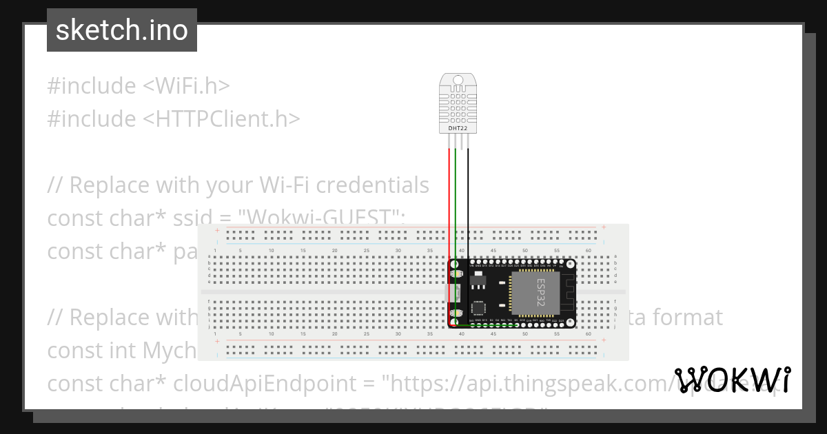 CLOUD PROJECT 007 - Wokwi ESP32, STM32, Arduino Simulator