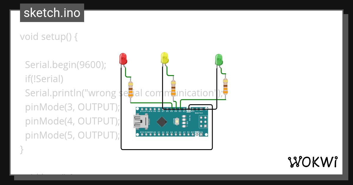 traffic signal - Wokwi ESP32, STM32, Arduino Simulator traffic signal - Wokwi ESP32, STM32, Arduino Simulator