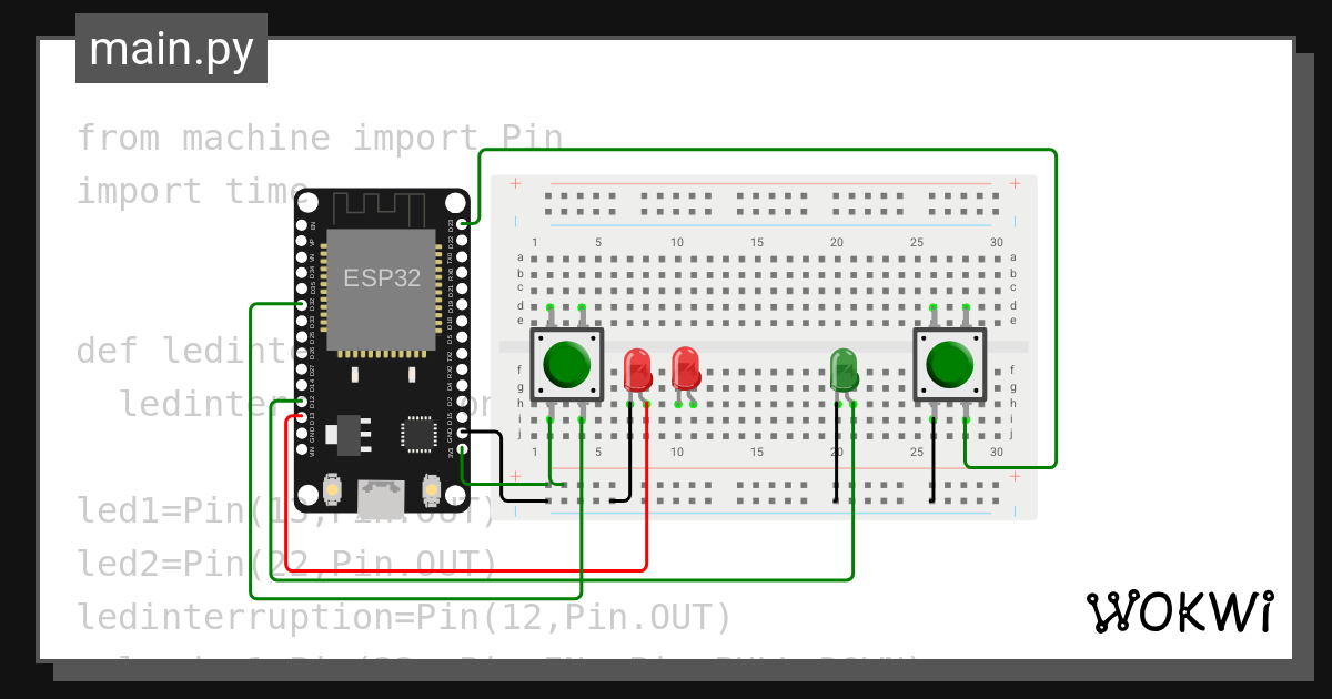 Interrupciones Wokwi Esp32 Stm32 Arduino Simulator 8792