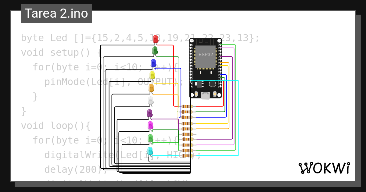 Anillo Wokwi Esp32 Stm32 Arduino Simulator