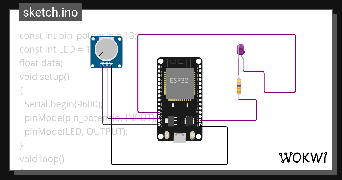 ADIK KECIL - Wokwi ESP32, STM32, Arduino Simulator