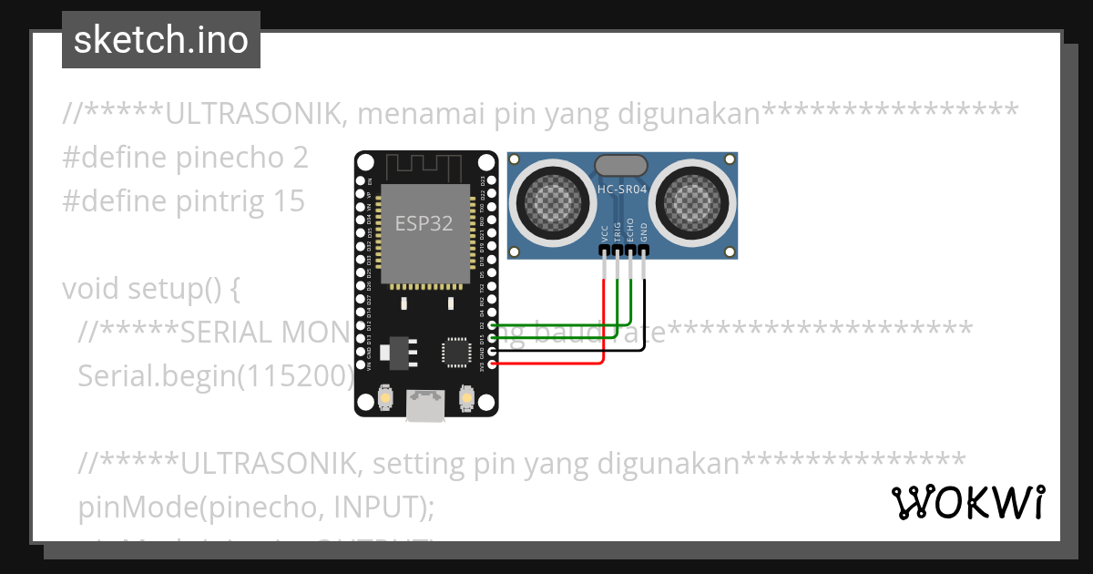 sensor ultrasonik Copy - Wokwi ESP32, STM32, Arduino Simulator