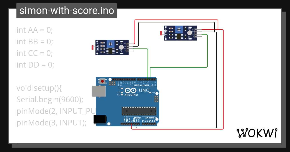simon-with-score.ino Copy - Wokwi ESP32, STM32, Arduino Simulator