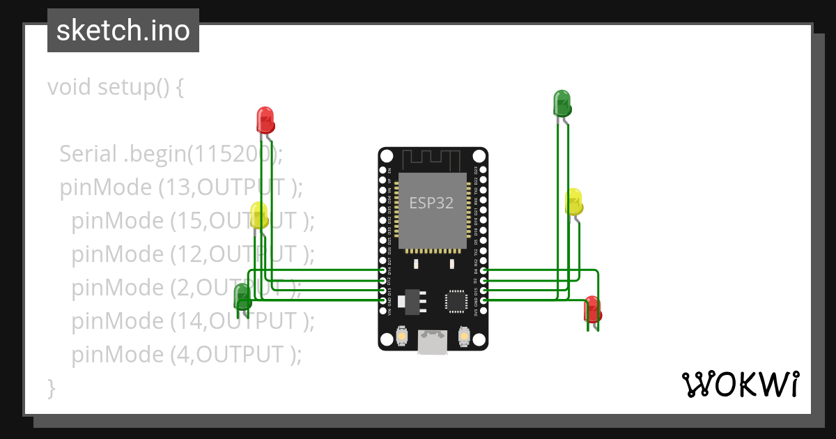 734ksanthoshtraffilights Copy Wokwi Esp32 Stm32 Arduino Simulator