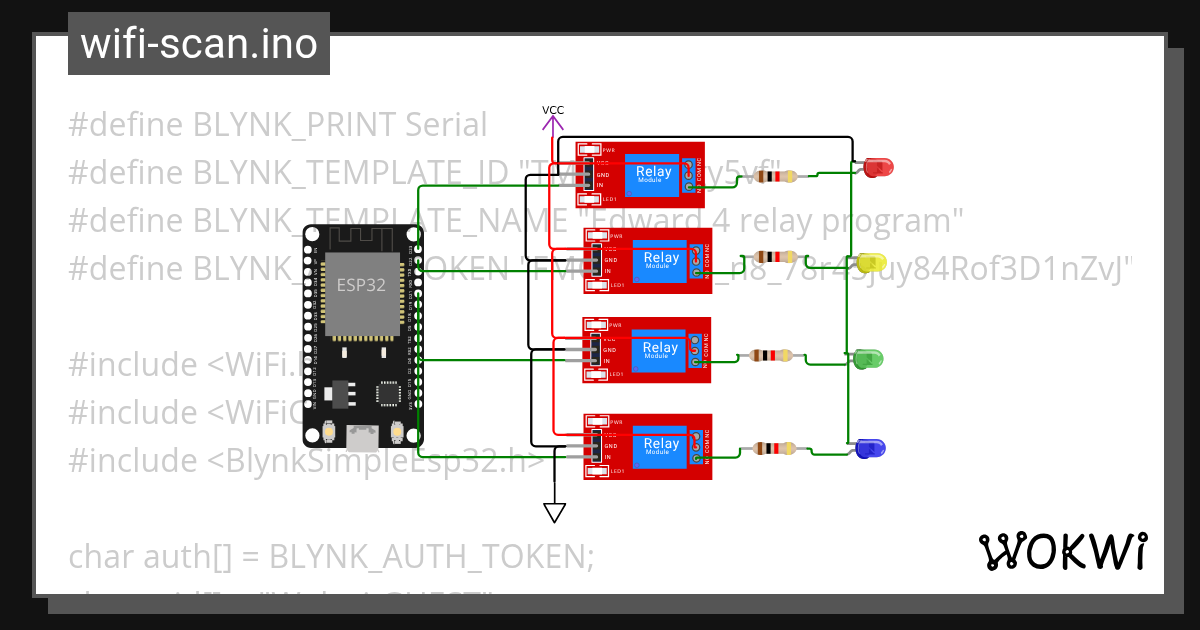 Edward 4 Relay Program Copy 3 Wokwi Esp32 Stm32 Arduino Simulator 5077