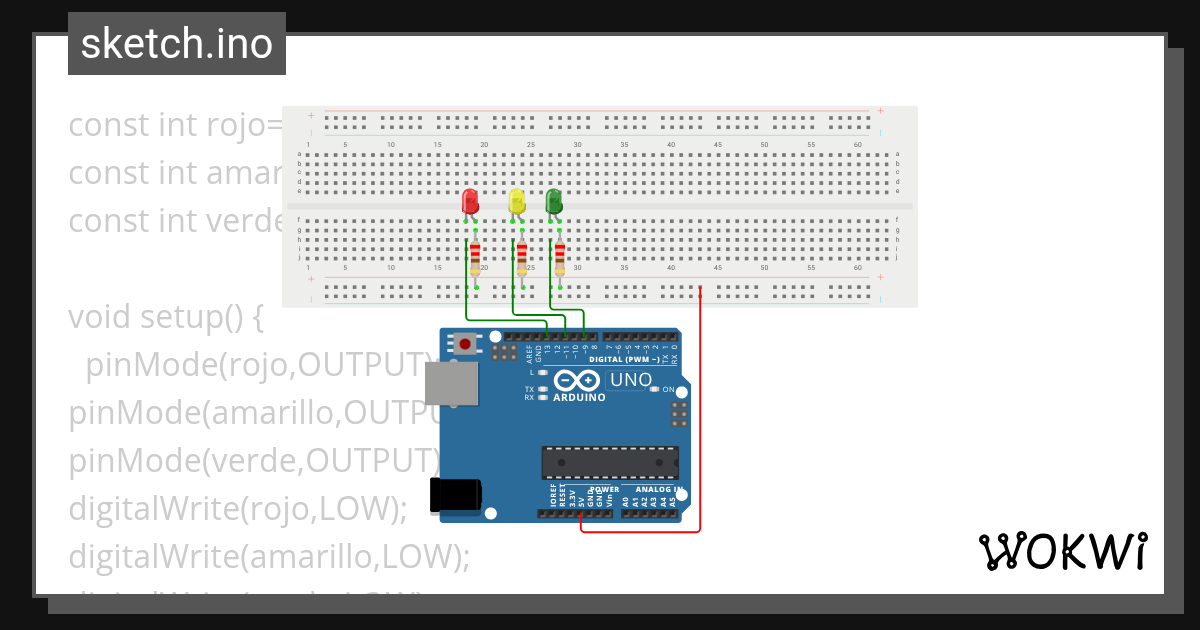 Semaforo Wokwi Esp32 Stm32 Arduino Simulator