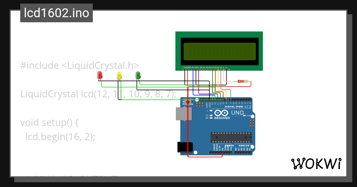 lcd1602.ino Copy (4) - Wokwi ESP32, STM32, Arduino Simulator