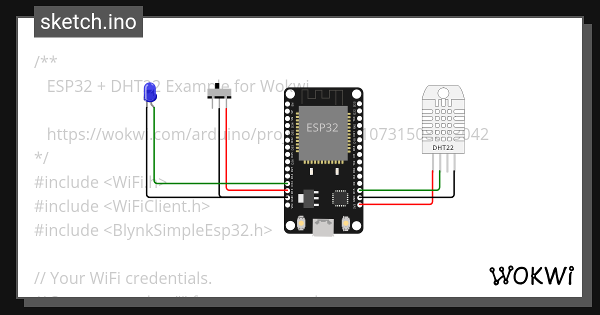 Wifi - Wokwi ESP32, STM32, Arduino Simulator