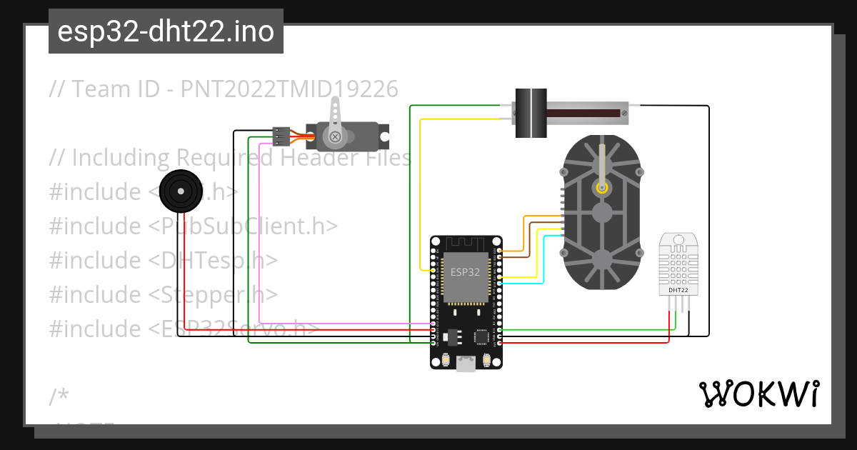 A2103059 Gas leakage monitoring and alerting system - Wokwi ESP32, STM32, Arduino Simulator