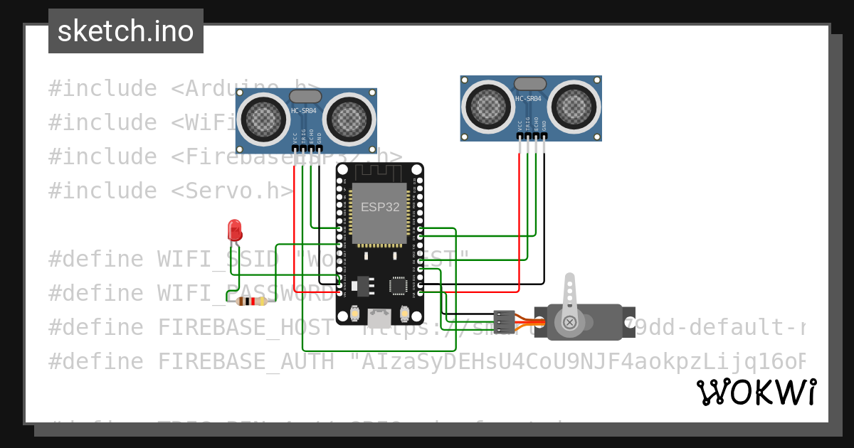 Smartbin Wokwi Esp32 Stm32 Arduino Simulator