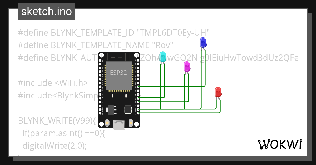 Rov Wokwi Esp32 Stm32 Arduino Simulator 