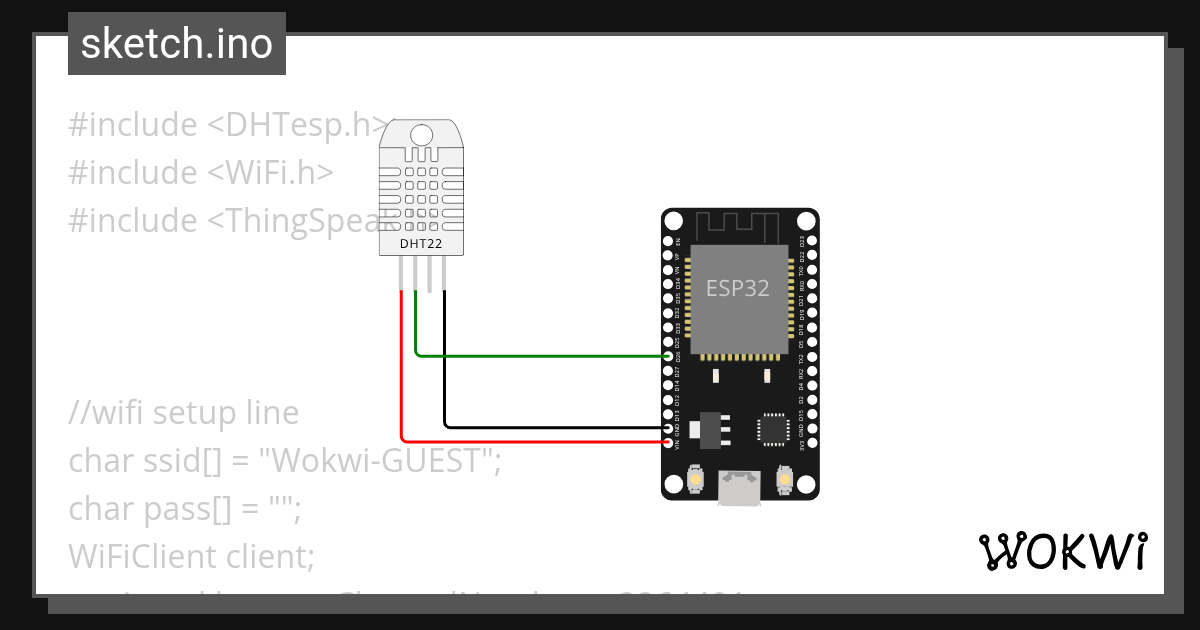 Project 6 - Wokwi ESP32, STM32, Arduino Simulator