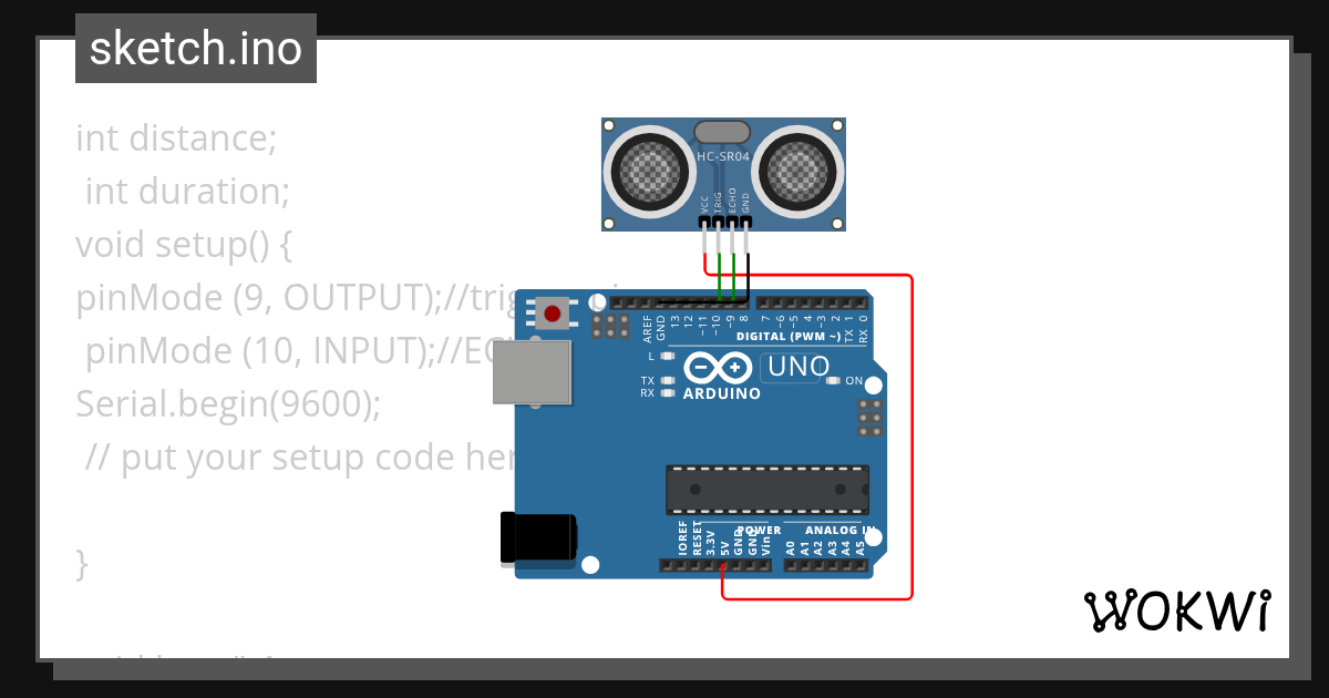 Ultrasonic Sensor Anthony 11 Wokwi Esp32 Stm32 Arduino Simulator 9159